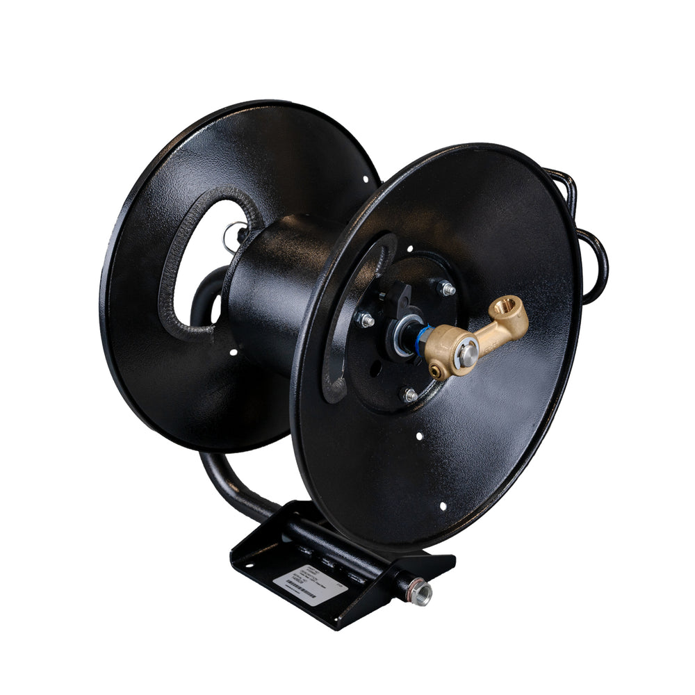 Legacy Steel Fixed Base Hose Reel for 3/8” x 100’ Pressure Washer Hoses ...