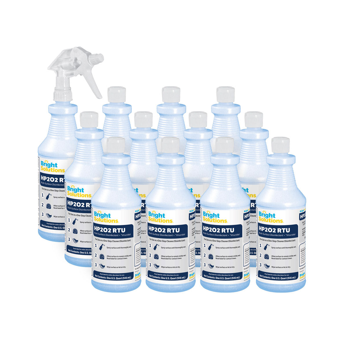 Bright Solutions® HP202 Hydrogen Peroxide Disinfectant Cleaner (32 oz ...