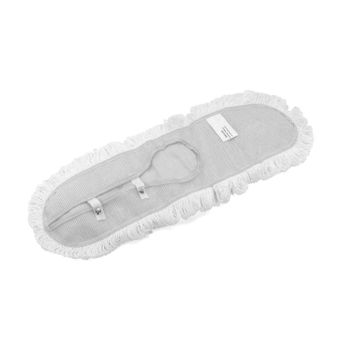 24" White Floor Finish Flat Wax Applicator Mop w/ Looped Ends ...