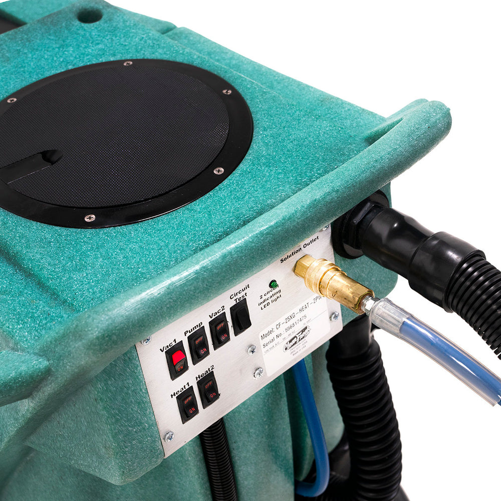 Complete carpet cleaning package featuring a 500 PSI heated extractor ...