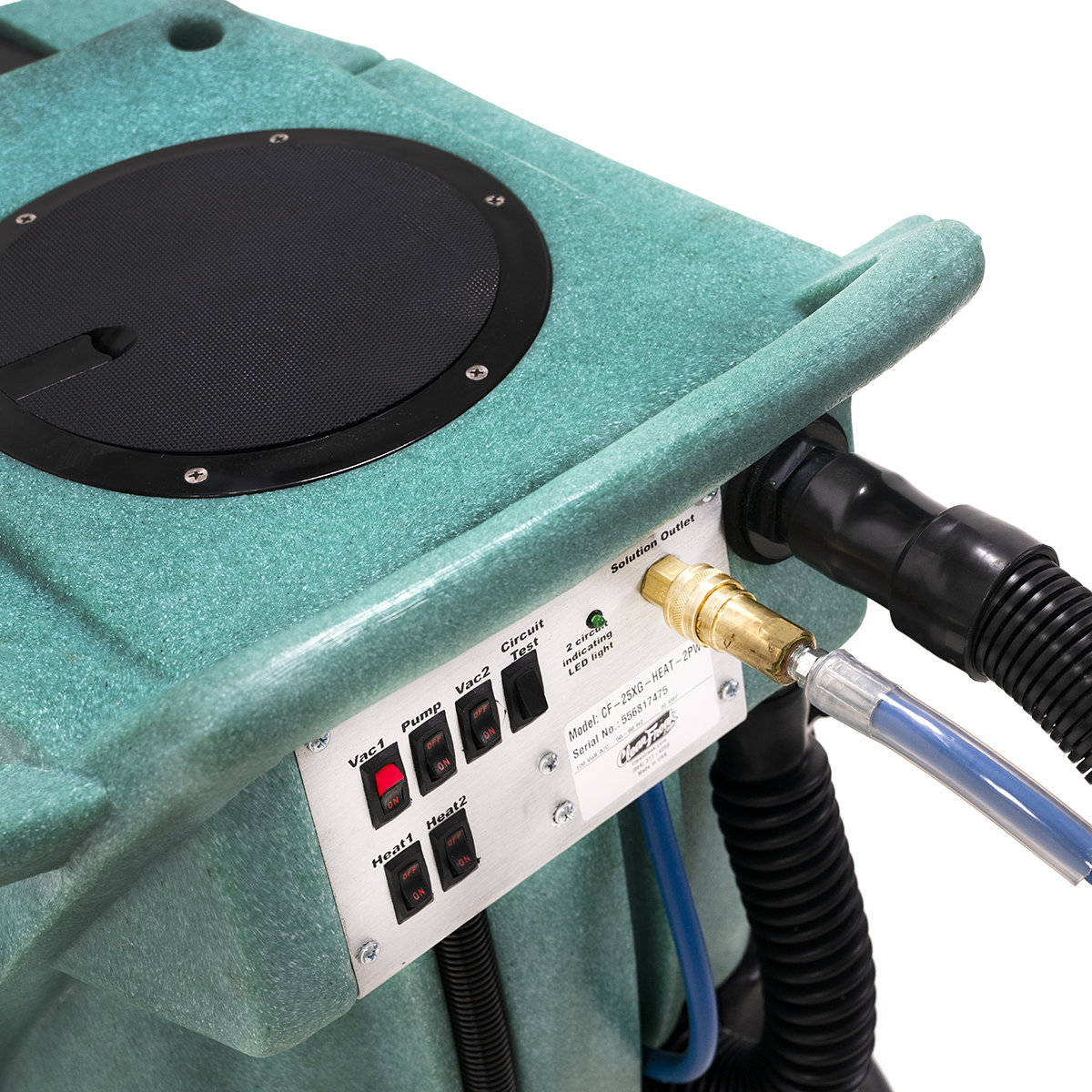 Complete carpet cleaning package featuring a 500 PSI heated extractor ...