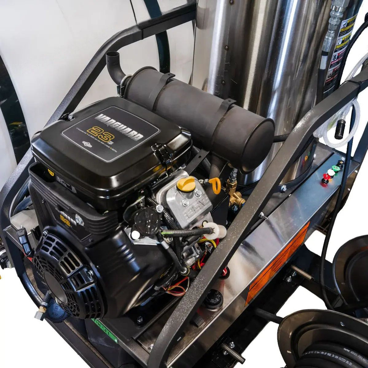 CleanFreak® 8.0 GPM Industrial Drain Jetter System Skid Mounted w/ Tank ...