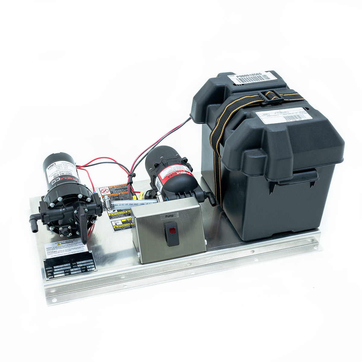 CleanFreak® 12 Volt Softwash System (100 PSI @ 5.3 GPM) w/ Remco Pump ...