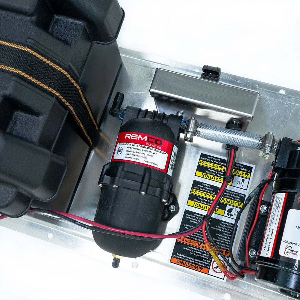 CleanFreak® 12 Volt Softwash System (100 PSI @ 7.0 GPM) w/ Remco Pump - Optional Cage ...