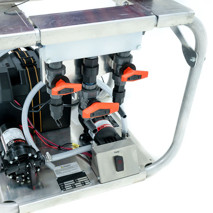 CleanFreak® 12 Volt Softwash System (100 PSI @ 7.0 GPM) w/ Remco Pump - Optional Cage ...