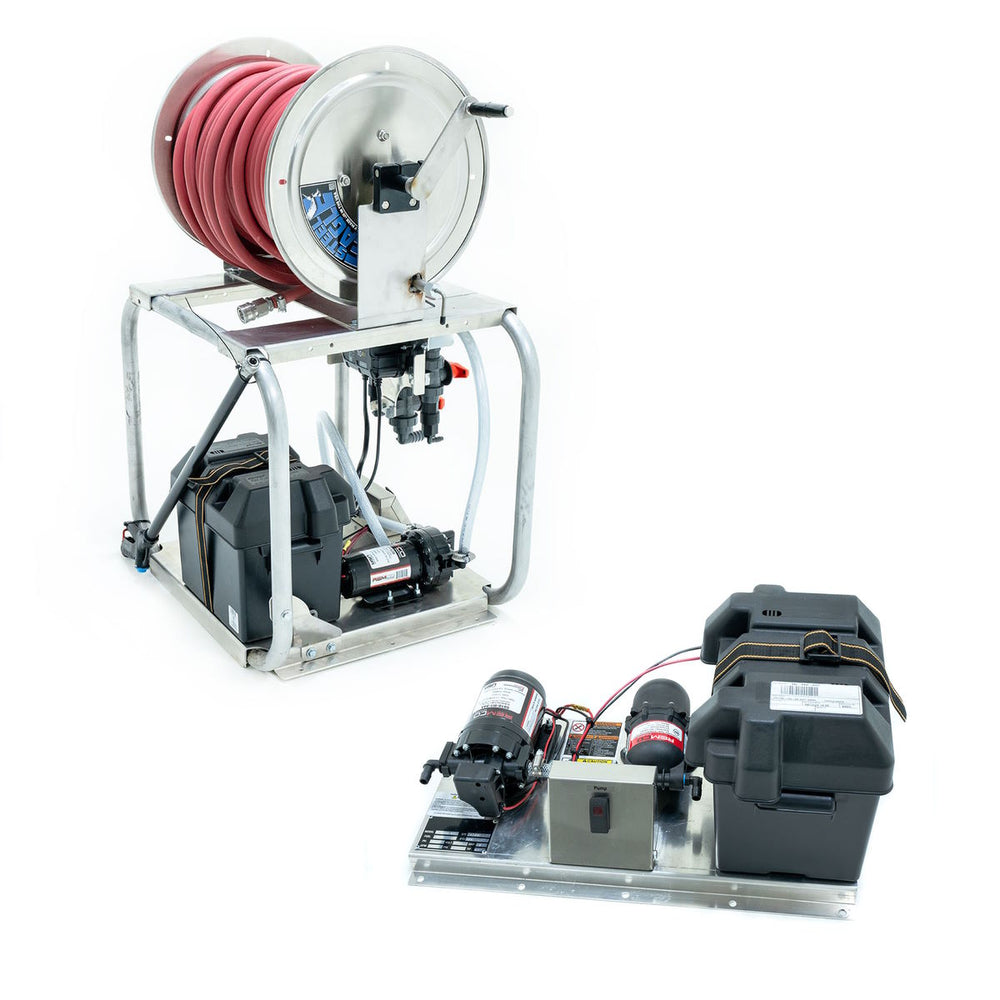 CleanFreak® 12 Volt Softwash System (100 PSI @ 7.0 GPM) w/ Remco Pump ...