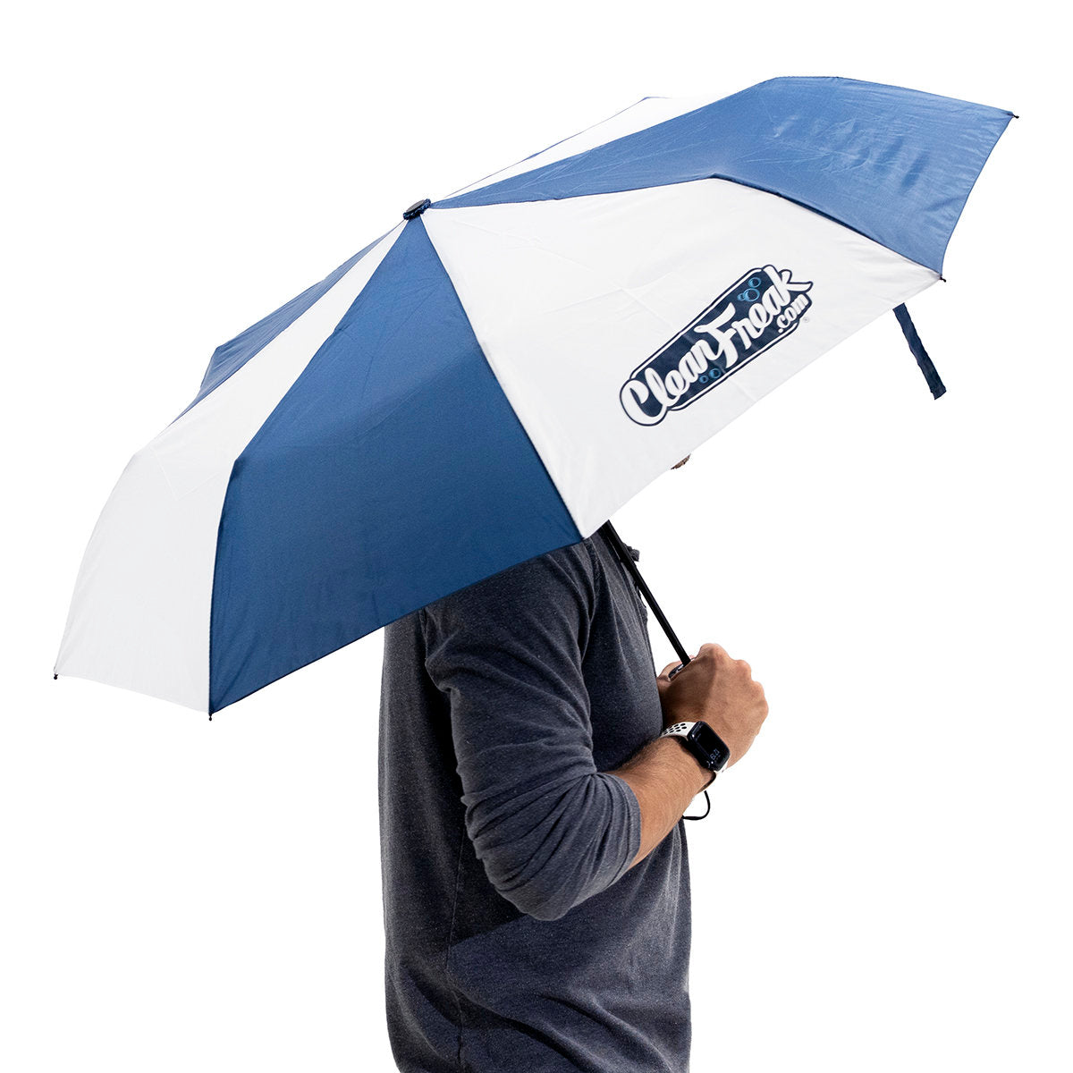 CleanFreak® Traditional Handheld Umbrella – Rain or Shine Coverage ...