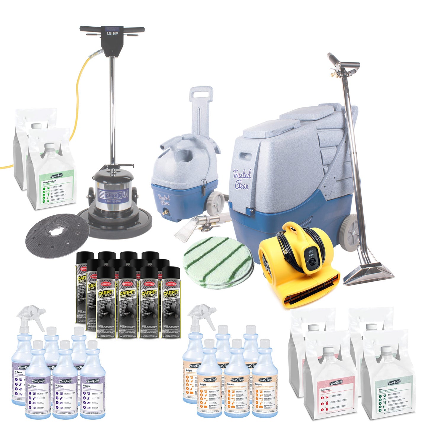 Contract Cleaner Carpet Cleaning Package — CleanFreak.com