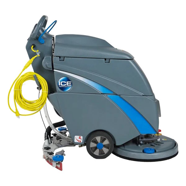Ice i18C Cord Electric Walk Behind Automatic Floor Scrubber w/ Pad ...