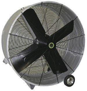 AirMaster #60019 Belt Drive Mancooler Drum Fan (1 HP) - 17,173 CFM — CleanFreak.com