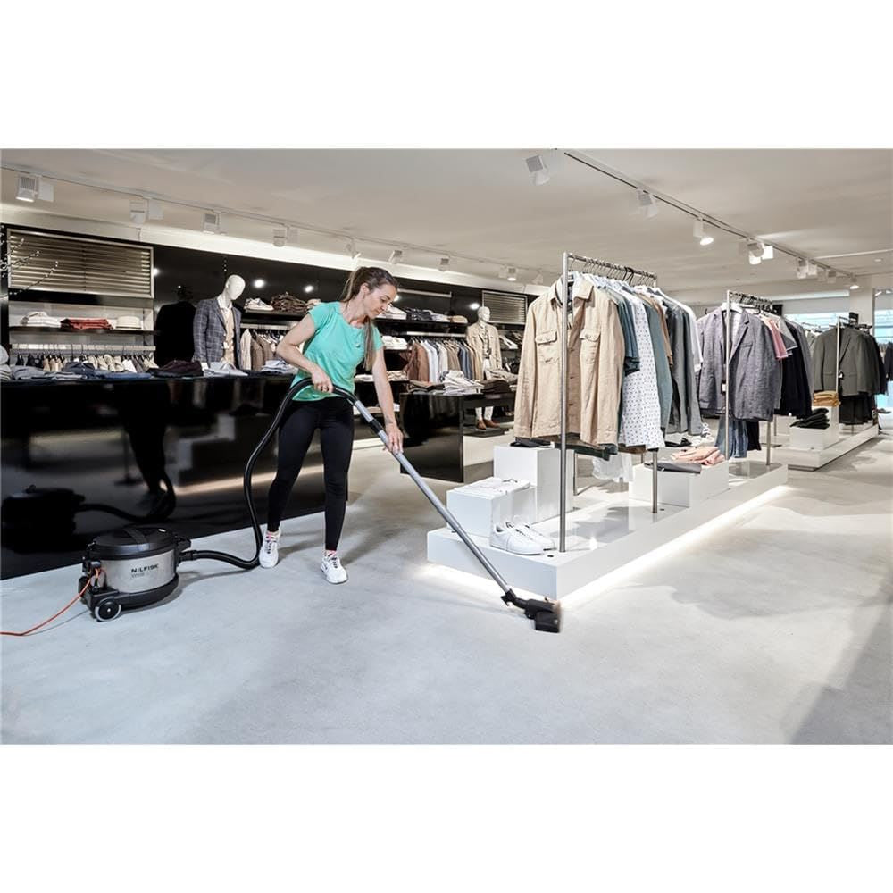 Nilfisk GD930 Canister Vacuum Cleaner w/ 6' Hose (#107420777) - 4 ...