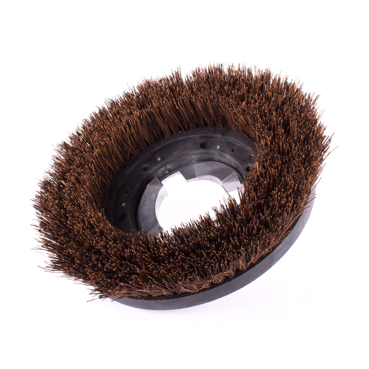 13" Floor Buffer Light Duty Scrubbing & Polishing Brush (Soft Bassine Bristle) — CleanFreak.com