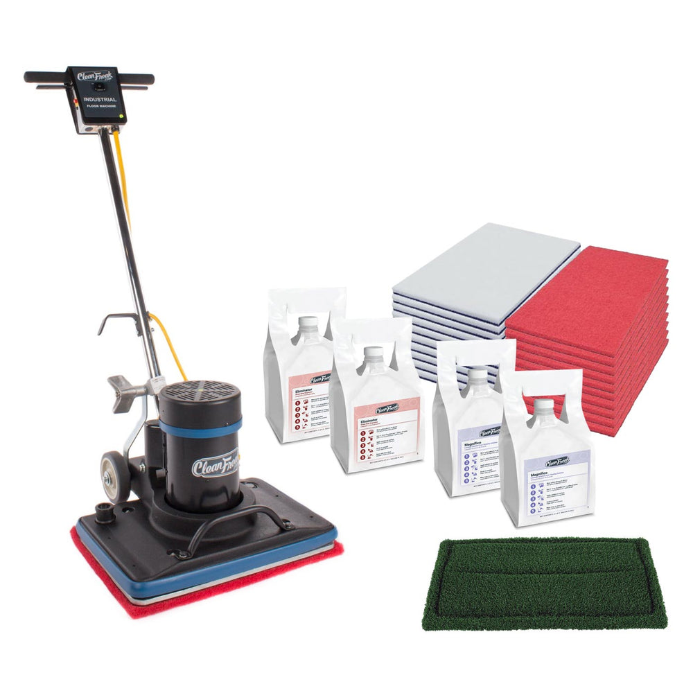 14"x 20" Orbital Floor Buffer Package for Luxury Vinyl Tile Cleaning ...