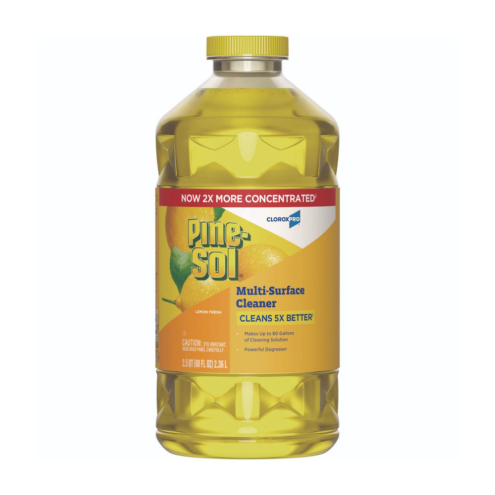 Pine-Sol® Lemon Fresh Concentrated Multi-Surface Cleaner (80 oz Bottles ...