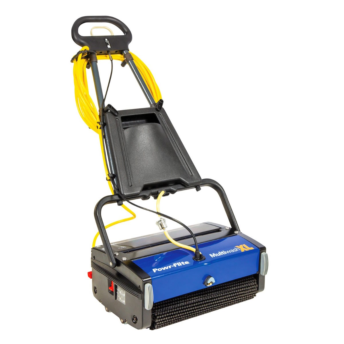 Powr-Flite® 'Multiwash XL' CRB 18" Rubber Floor & Carpet Scrubber w ...