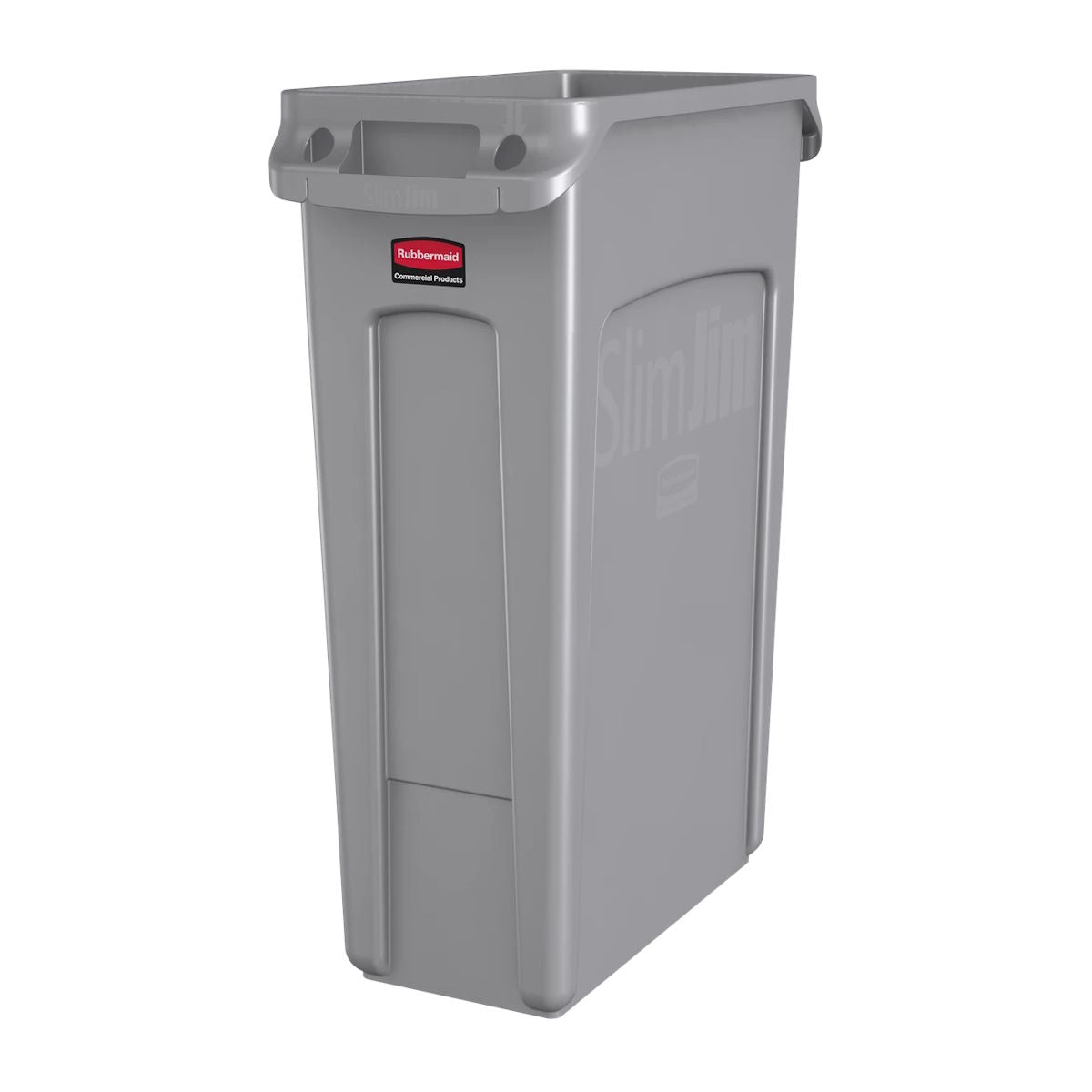 Rubbermaid® Slim Jim® 23 Gallon Gray Vented Trash Can (#FG354060GRAY ...