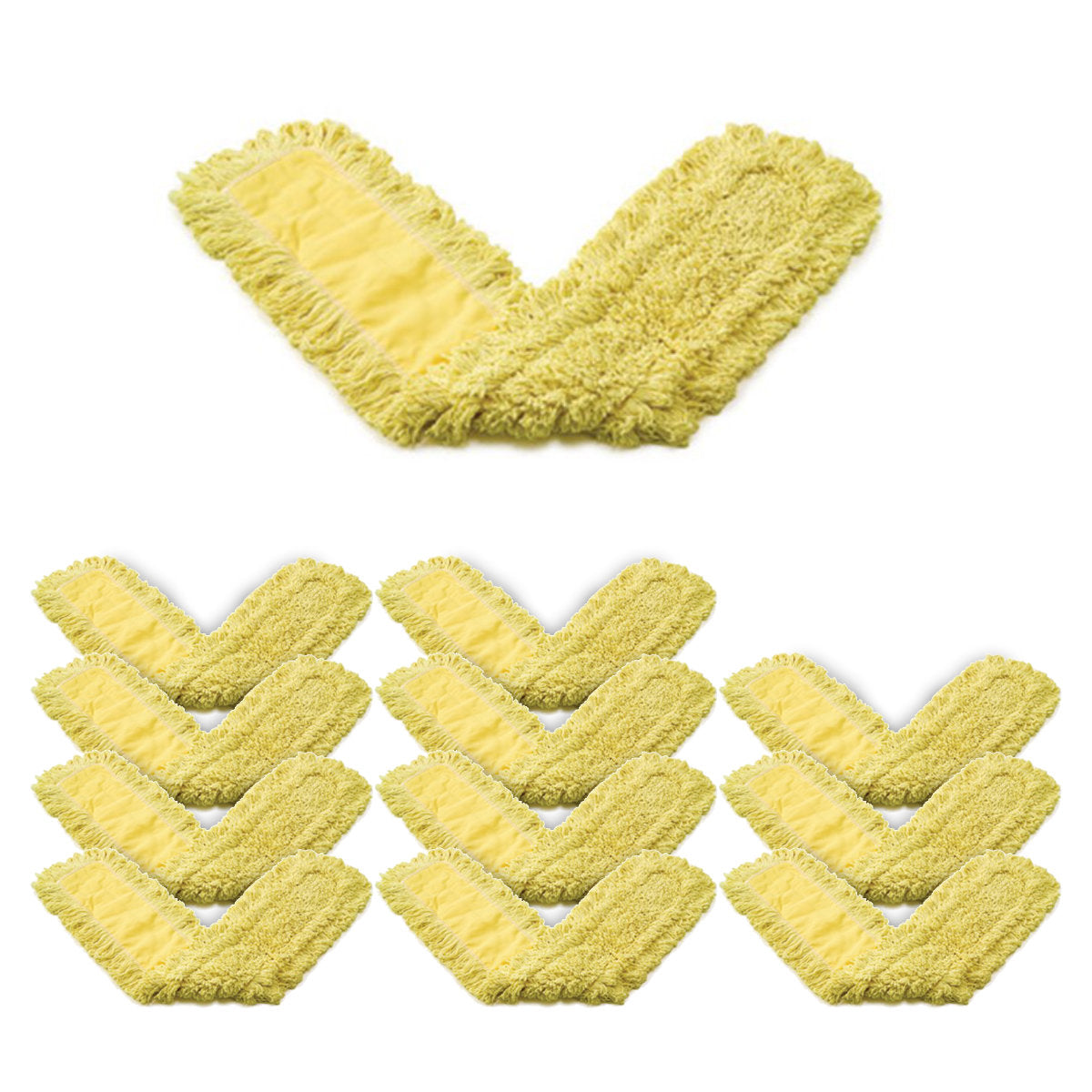 Rubbermaid 24" Trapper® Yellow Dust Mop #FGJ15300 (Looped Ended) -Case ...