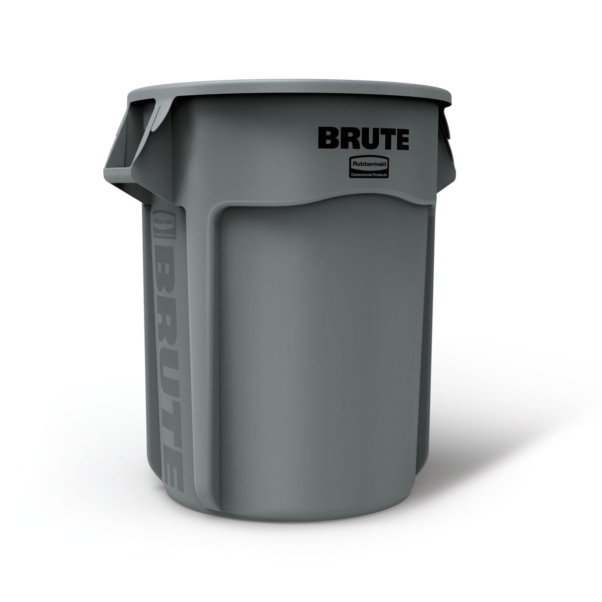 Rubbermaid® Brute® 55 Gallon Gray Vented Trash Container (#FG265500GRAY ...