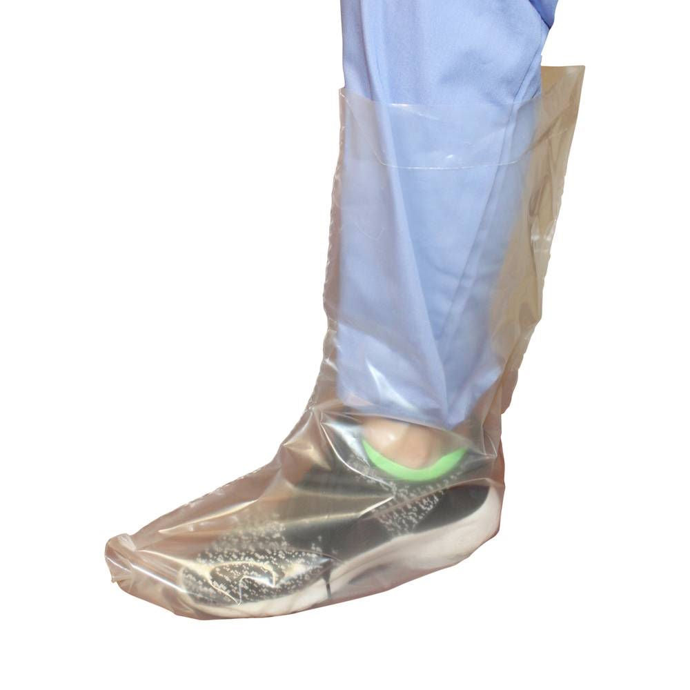 Safety Zone® 6 Mil Polyethylene Boot & Shoe Covers w/ Tie Tops (Size ...