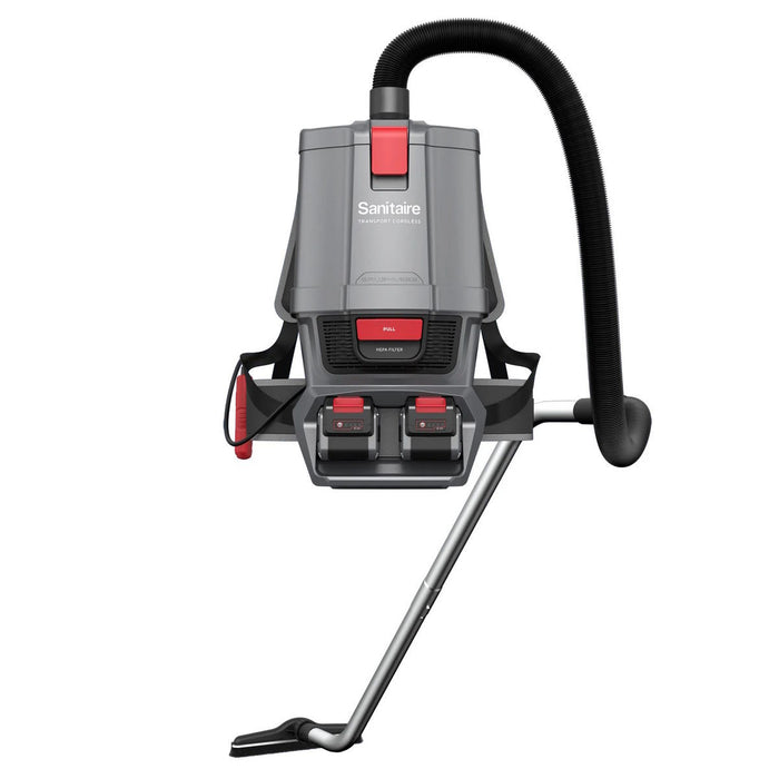 Sanitaire® Transport® Cordless Backpack Vacuum w/ 2 Batteries, Charger ...