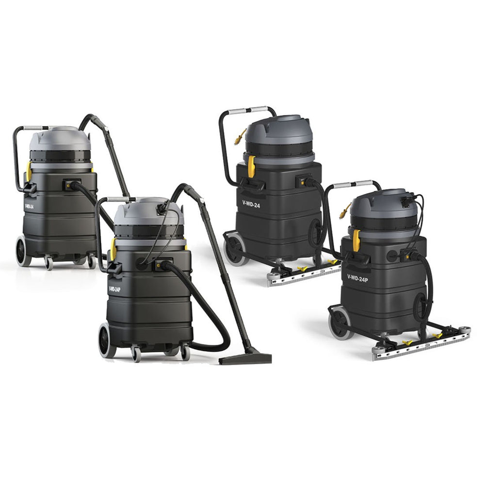 Tennant® V-WD-24 Wet/Dry Vacuum w/ Tool Kit (Mounted Squeegee & Pump ...