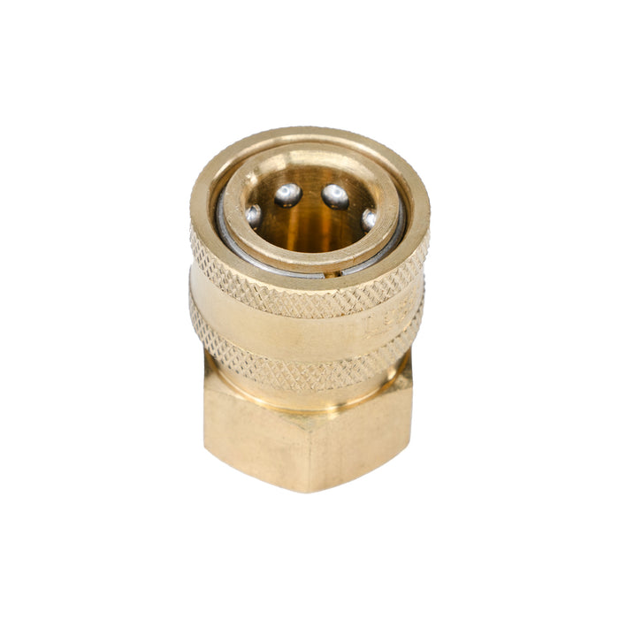 Coupler 3/8" Socket;Female Brass — CleanFreak.com
