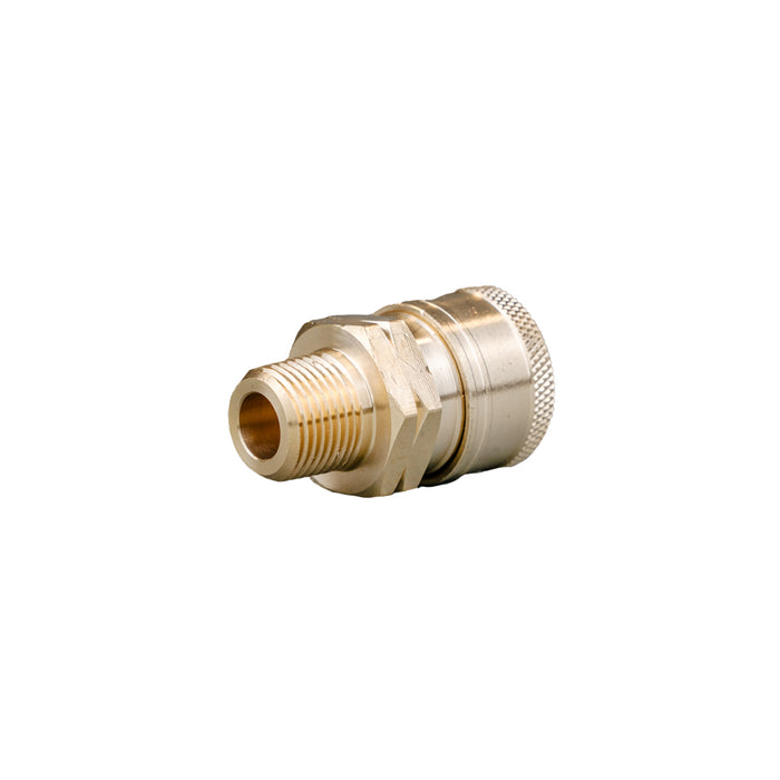 Coupler 3/8" Socket;Male Brass — CleanFreak.com