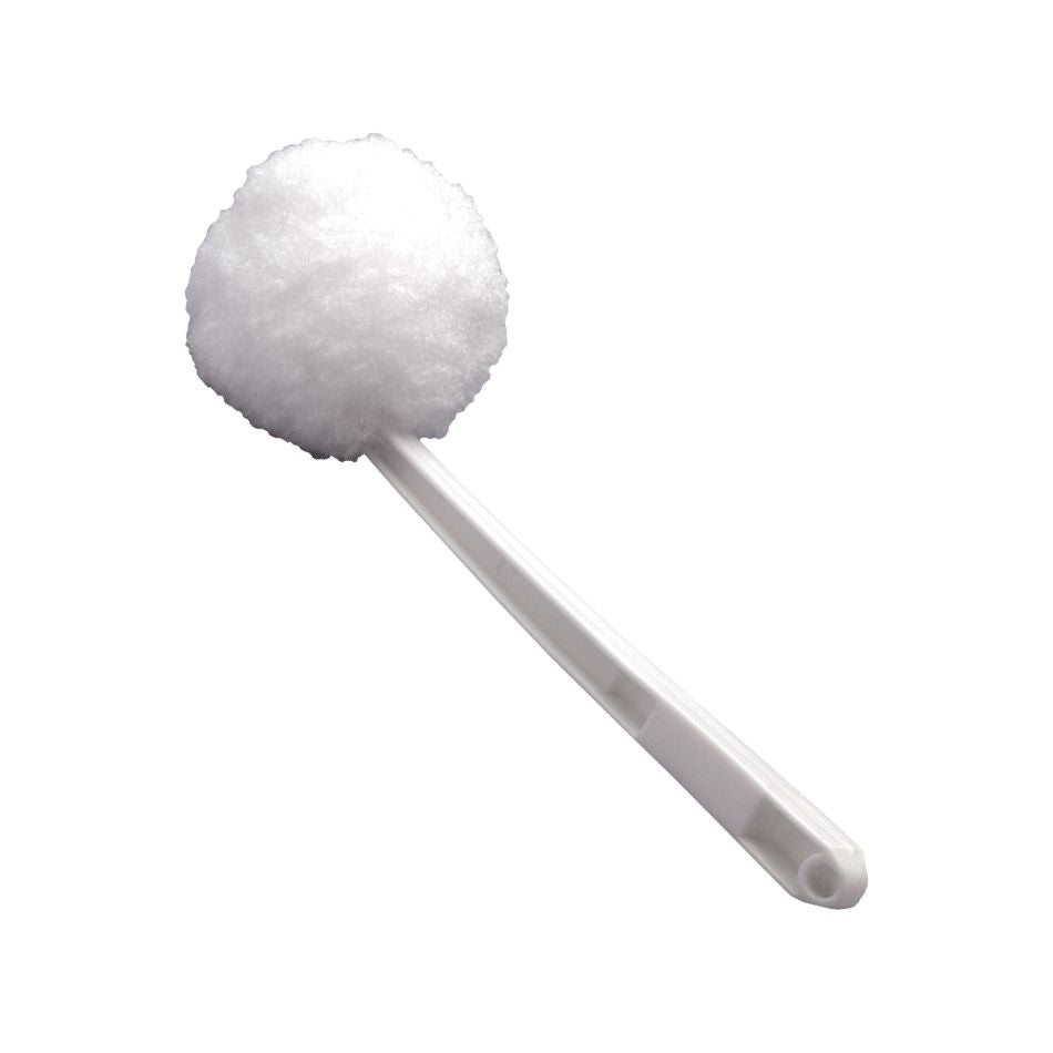 Tolco® Deluxe 12” White Toilet Bowl Mop Brush (#280100) — CleanFreak.com