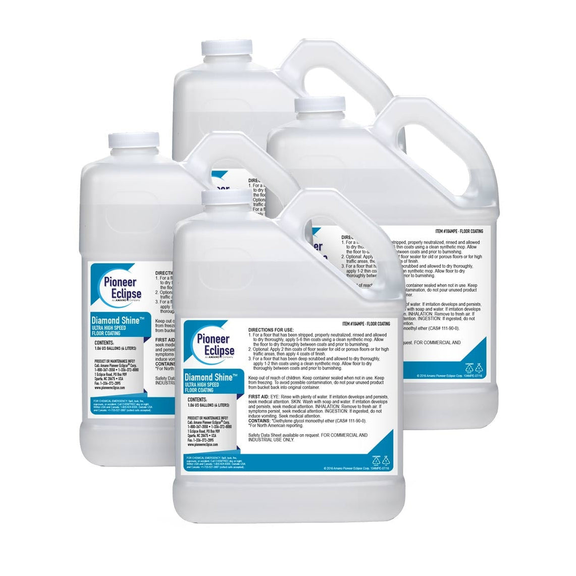 Pioneer Eclipse Diamond Shine™ 25% Solids Floor Finish (1 Gallon ...