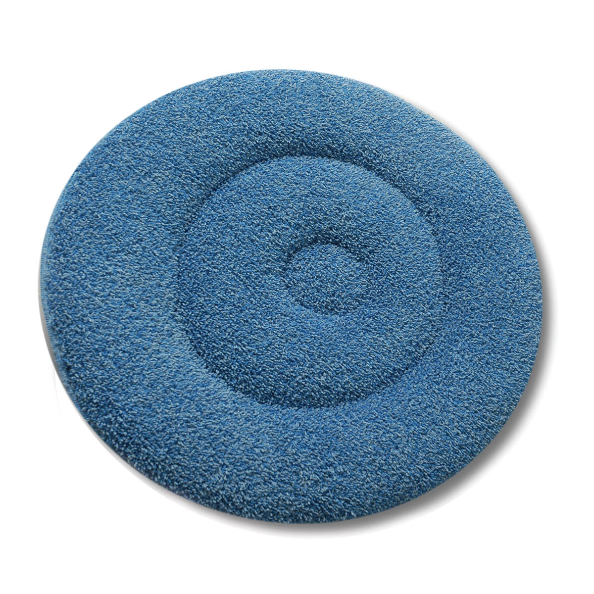 19" Blue Microfiber Floor & Carpet Bonnet for 20" Floor Buffers ...