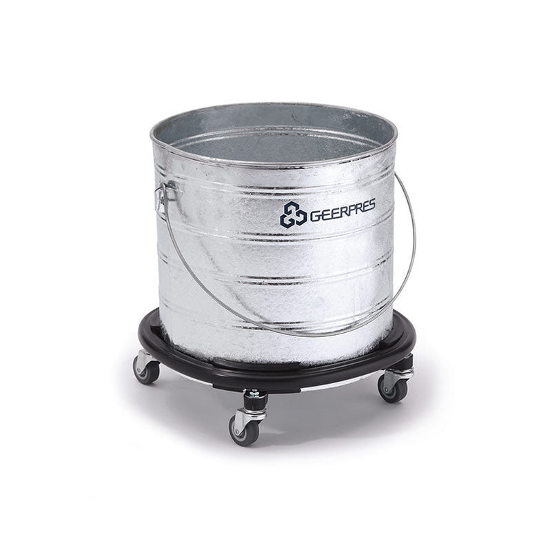 Geerpres® #2042 Galvanized 32 Qt. Round Mop Bucket w/ Bumper (8 Gallon ...