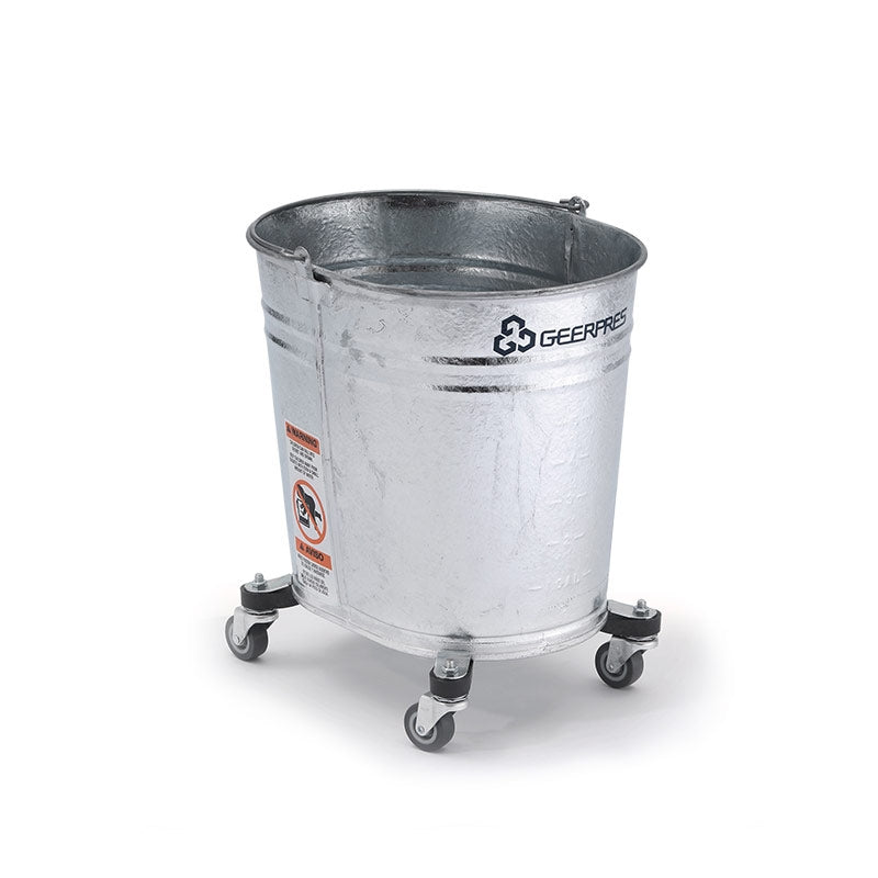Geerpres® #2103 Seaway® Galvanized 25 Qt. Oval Mop Bucket (6.25 Gallon ...