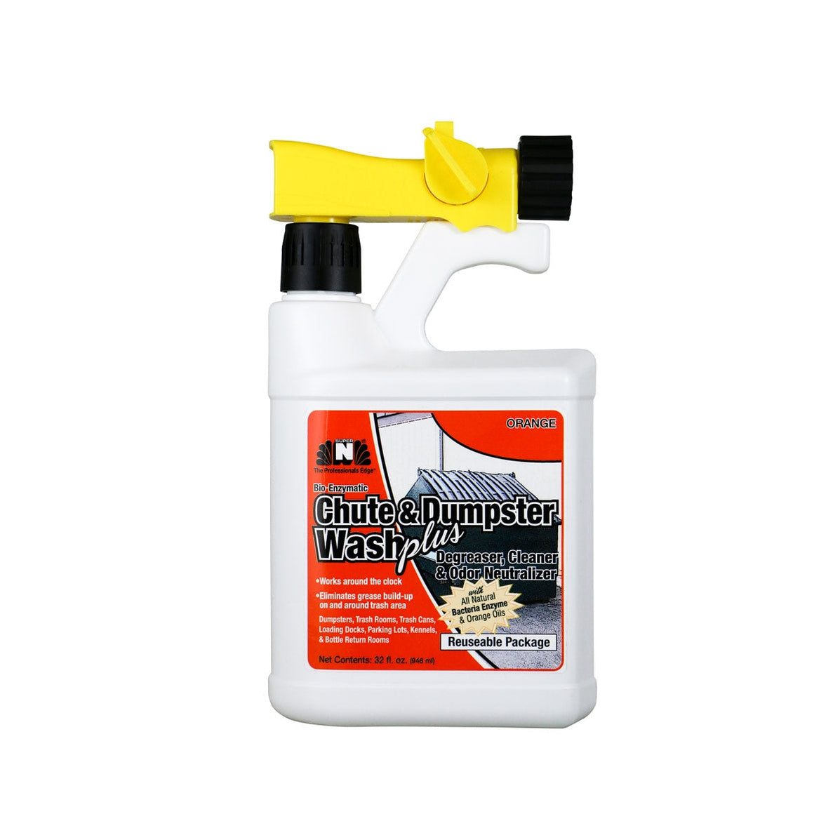 Nilodor® Chute and Dumpster Wash PLUS Bio-Enzymatic Degreaser, Cleaner ...