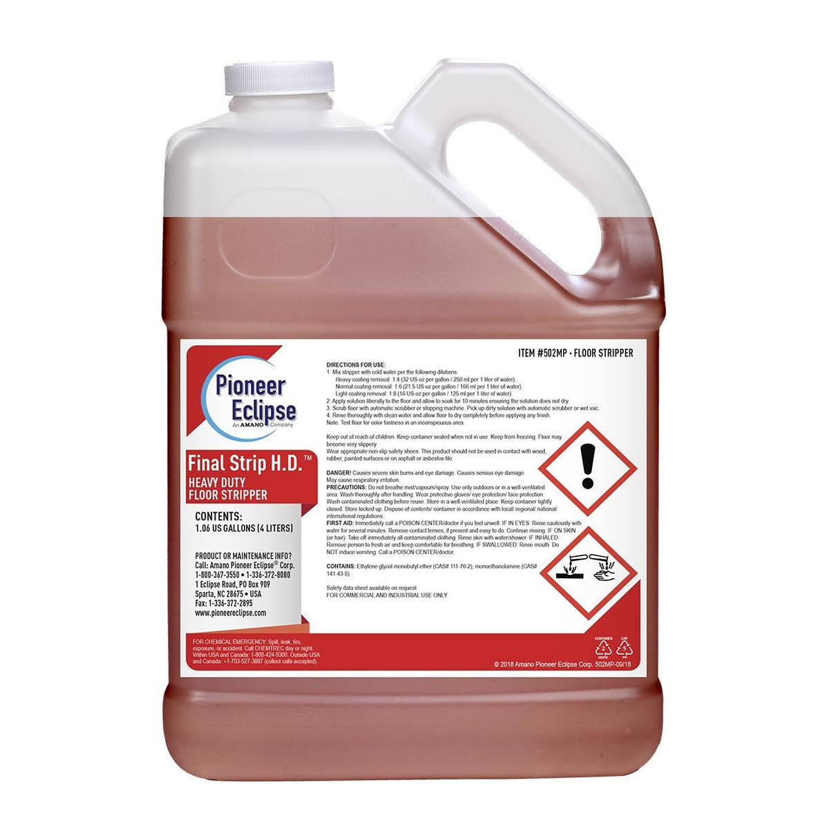 Pioneer Eclipse #502MP Final Strip HD™ Floor Stripper (1 Gallon Bottles ...