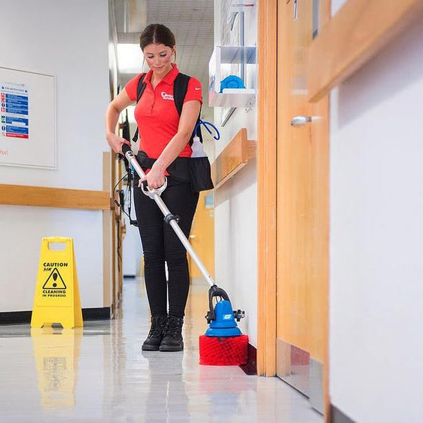 8" Baseboard & Stair Brush for use with the MotorScrubber — CleanFreak.com