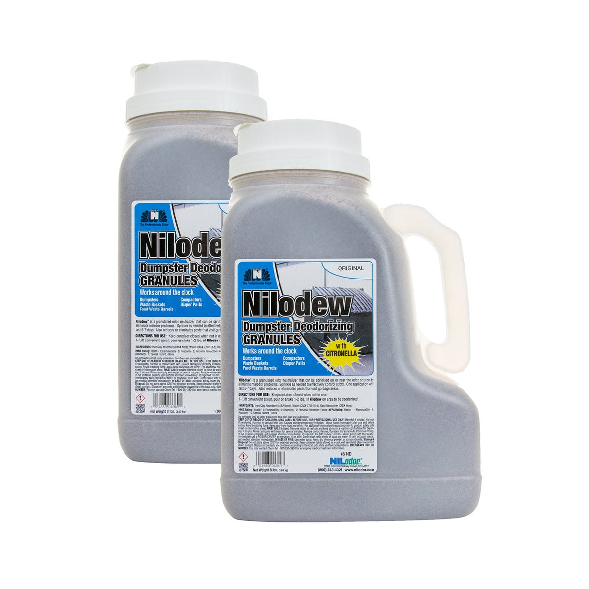 Nilodor® #8-ND Nilodew Deodorizing Granules for Garbages and Dumpsters ...