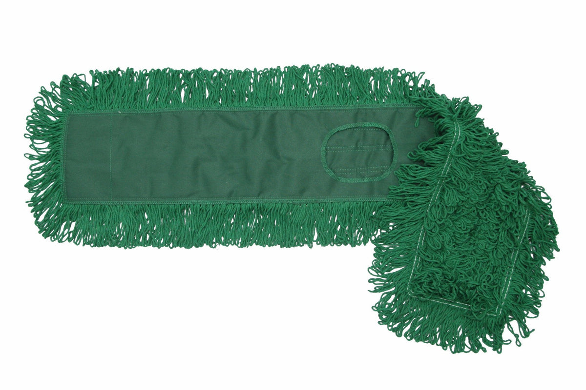O'Cedar 48" Green MaxiDust™ Cotton Loop-End Dust Mops (#96949) - Case ...