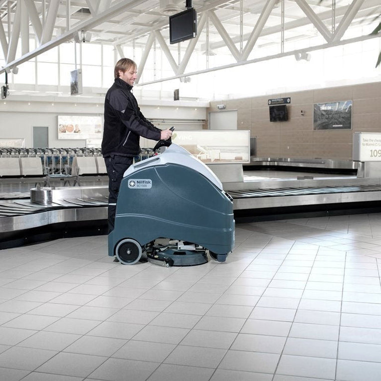 Advance® SC1500™ Commercial 20" Stand-On Rider Floor Scrubber with ...