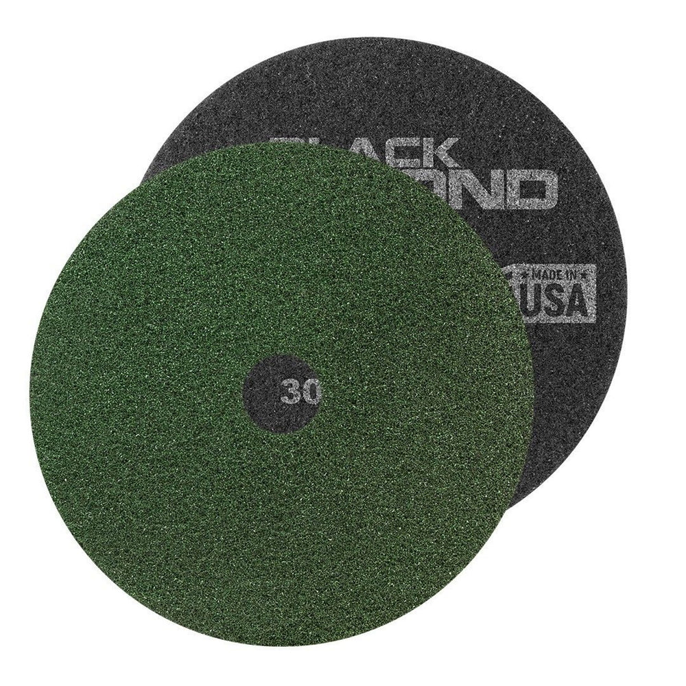 Black Diamond 3000 Grit Green Round Concrete & Natural Stone Floor Prep ...