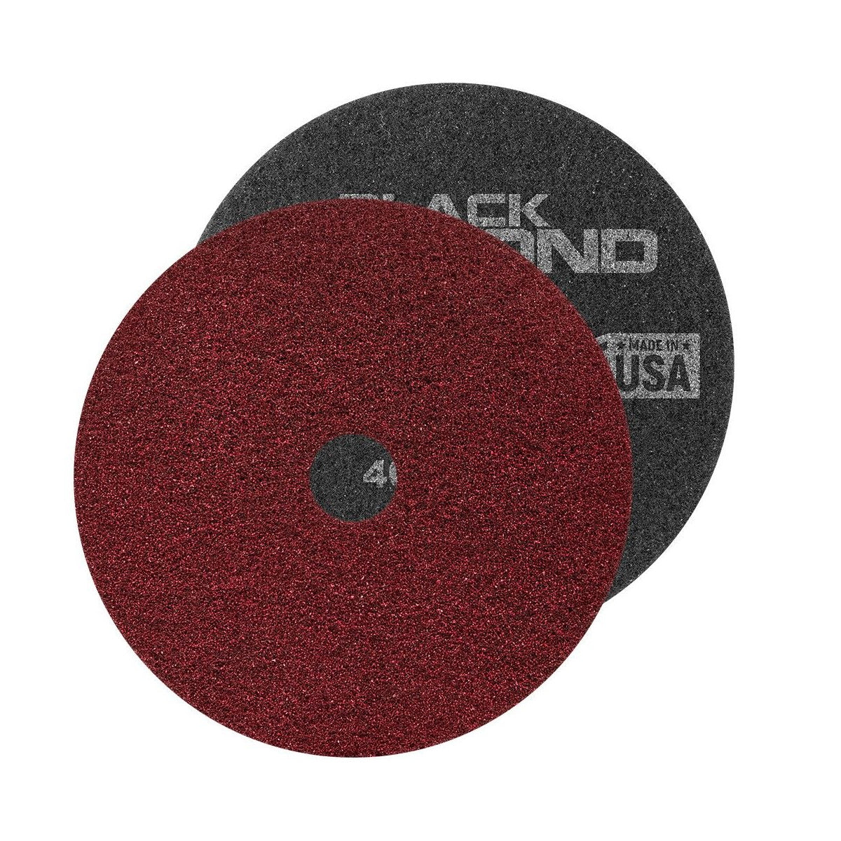 Black Diamond 400 Grit Red Concrete & Natural Stone Floor Prep Pads (12" - 28" Round) - Case of ...