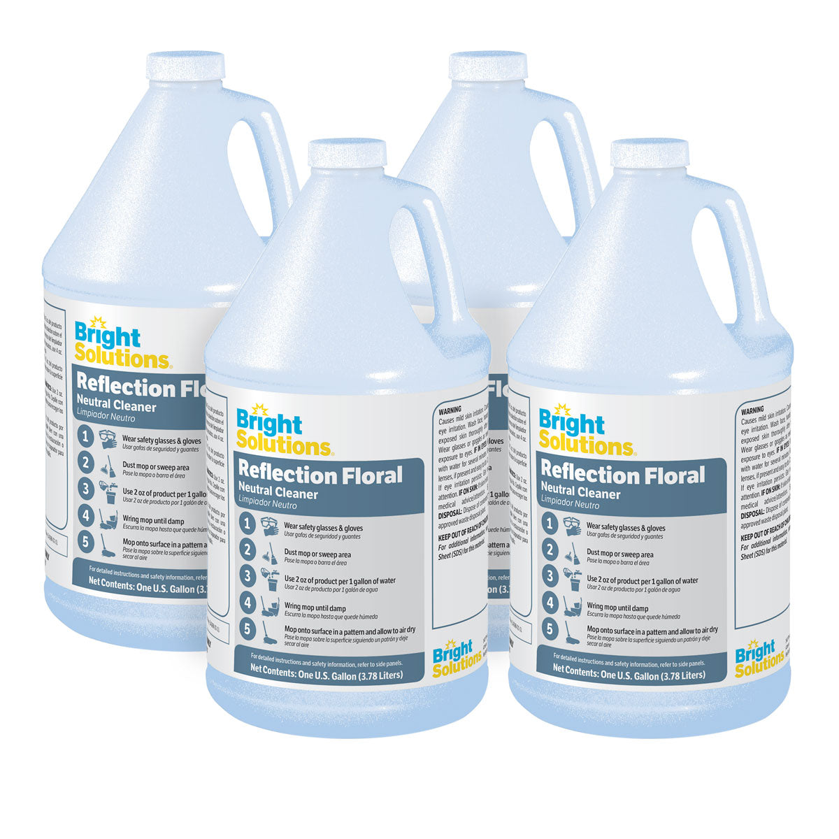 Bright Solutions® 'Reflection Floral' Neutral Cleaner (1 Gallon Bottles ...