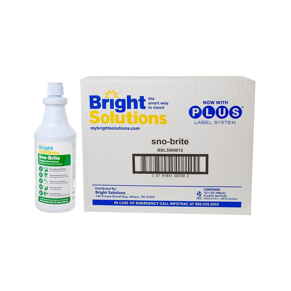 Bright Solutions® Sno-Brite Clinging Bowl Cleaner (32 oz Bottles ...