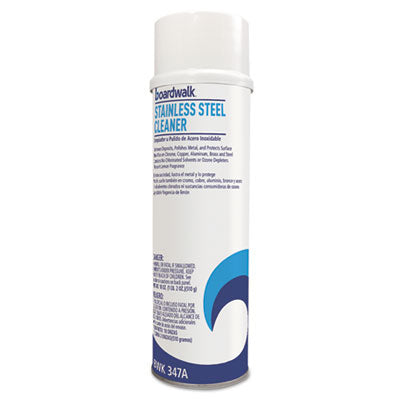 Boardwalk® Lemon Scent Stainless Steel Cleaner & Polish (18 oz. Aerosol ...