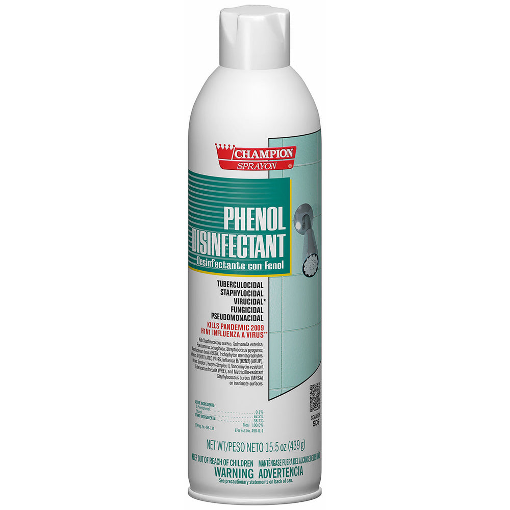 Champion Sprayon® Phenol Disinfectant #5160 (15.5 oz. Aerosol Cans ...