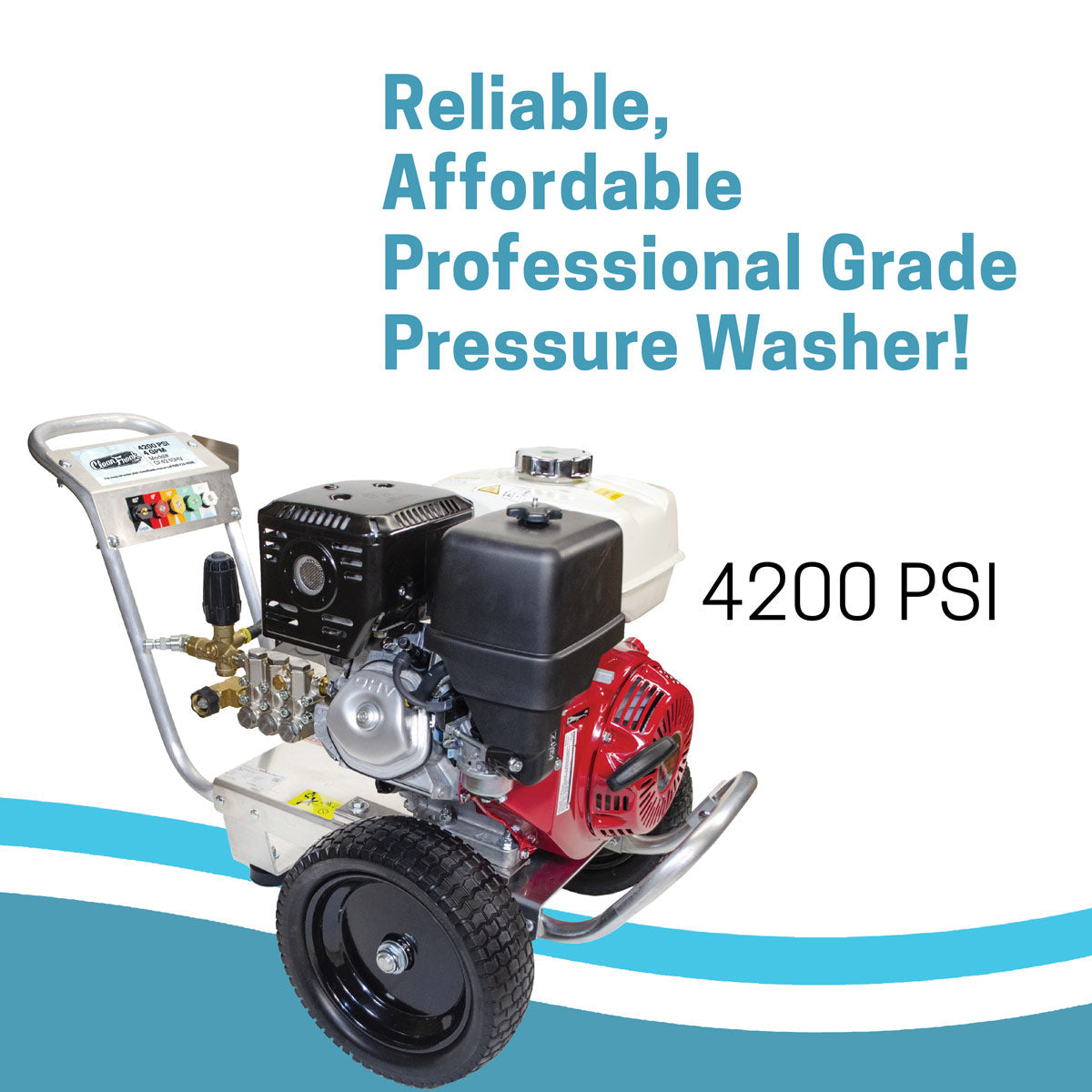 CleanFreak® 4.0 GPM Pressure Washer w/ Honda GX390 Engine (Gas) - 4,200 ...