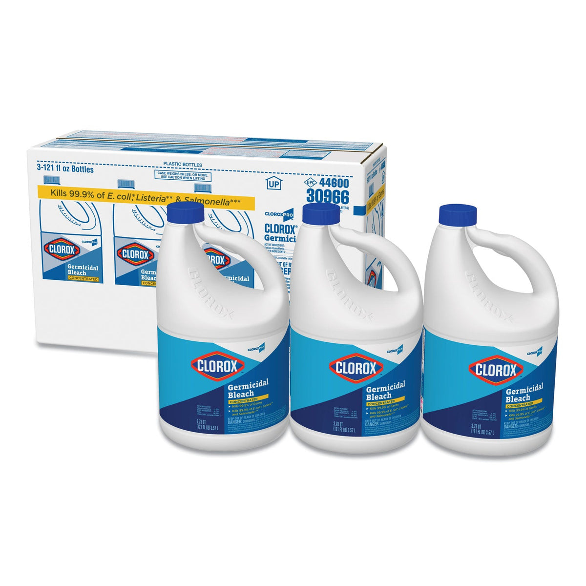 Clorox® #30966 Concentrated Germicidal Bleach (121 oz Bottles) - Case ...