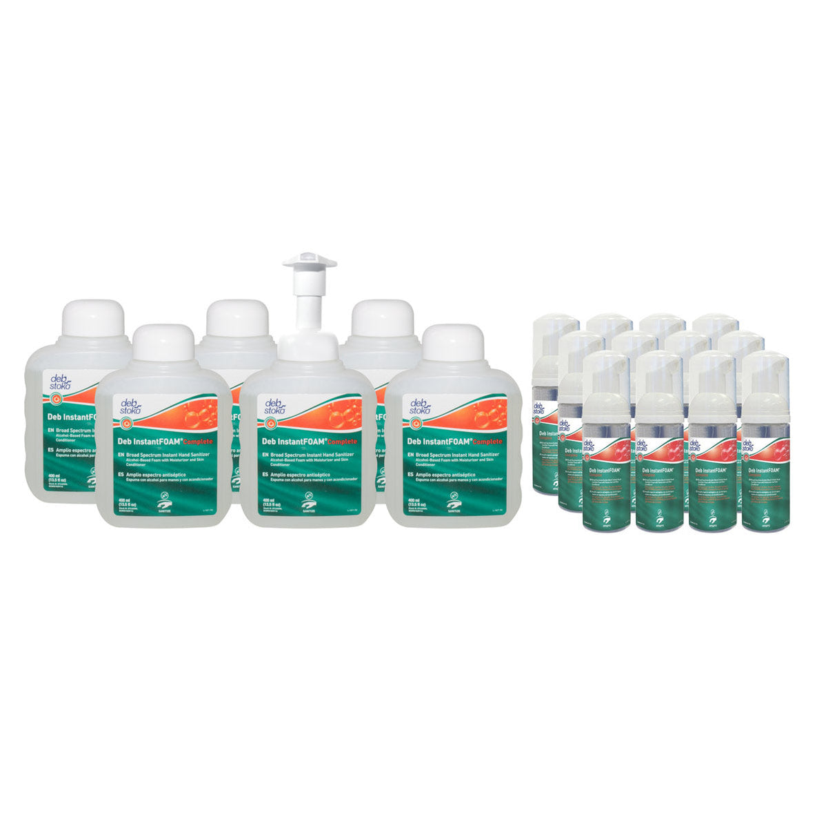 Deb InstantFOAM® Complete Hand Sanitizer (47 ml or 400 ml Pump Bottles ...