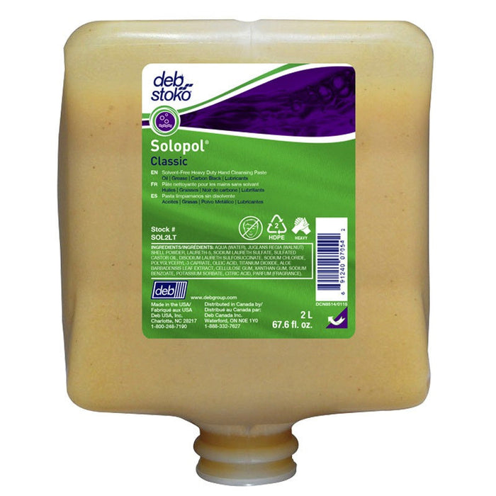 Deb Stoko® Solopol® Classic #SOL2LT Solvent-Free Heavy Duty Hand ...