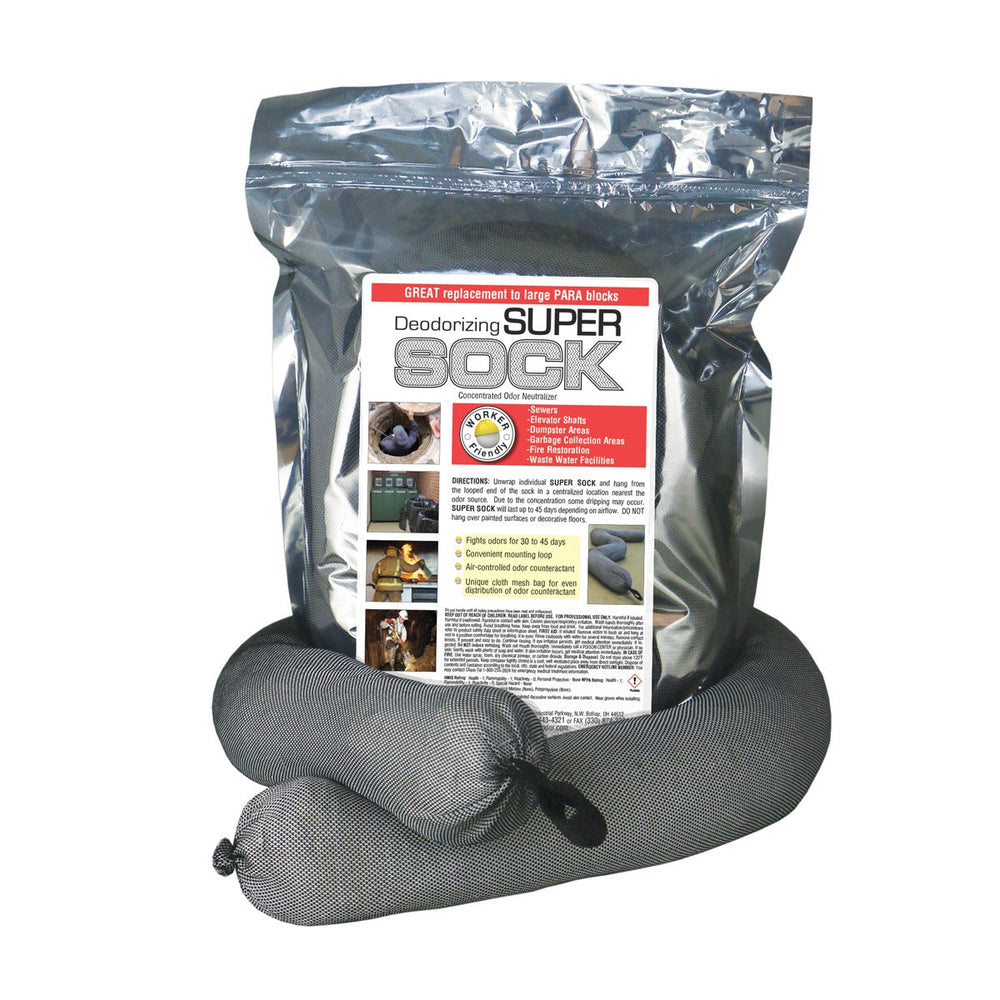 36" x 3" Nilodor® Deodorizing Super Sock (Original, Cherry or Citrus ...