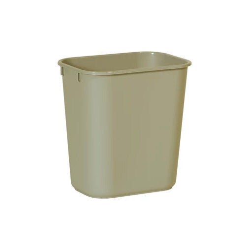 Plastic 13-5/8 qt. Waste & Trash Basket — CleanFreak.com